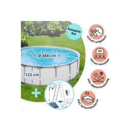 POLYGROUP Framepool POLYGROUP Summer Waves Elite Frame Pool Set 488 x (Beckenset)