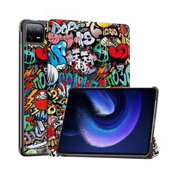 Wigento Tablet-Hülle Für Xiaomi Pad 6 / 6 Pro 11 3folt Wake UP Smart Cover Motiv Tasche