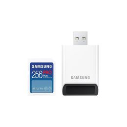 Samsung PRO Plus SD + USB Card Reader - 180MB/s - 256GB