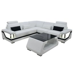 JVmoebel Ecksofa Design Ecksofa L-Form + Couchtisch Wohnzimmer Möbel Luxus Sofa Sofort