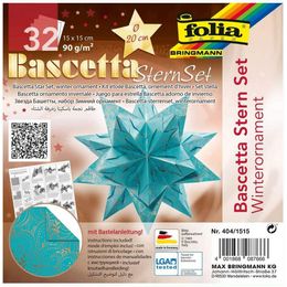 Folia Bastelkartonpapier Folia Faltblätter Bascetta-Stern
