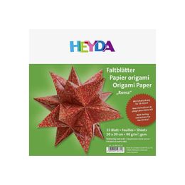 Heyda Bastelkartonpapier Heyda Origami Faltblätter "Roma"