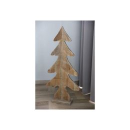 BURI Künstlicher Weihnachtsbaum Holz-Weihnachtsbaum 85x40