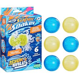 Hasbro Wasserball Nerf Super Soaker, Hydro Balls 6er-Pack, bunt
