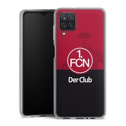 DeinDesign Galaxy A12 Handy Silikon H&uuml;lle Case transparent Handyh&uuml;lle Official Licensed Product Der Club 1. Fc N&uuml;rnberg Silikon Case