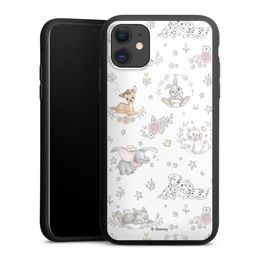 DeinDesign iPhone 11 Handy Premium Silikon H&uuml;lle Handyh&uuml;lle schwarz Case Disney Dumbo Bambi Silikon Premium Case
