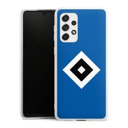 DeinDesign Galaxy A33 5G Handy Silikon H&uuml;lle Case transparent Handyh&uuml;lle Logo Hsv Hamburger Sv Silikon Case