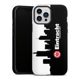 DeinDesign iPhone 13 Pro Max Handy Panzer Handyh&uuml;lle robuste Outdoor H&uuml;lle Schutzh&uuml;lle matt Eintracht Frankfurt Sge Official Licensed Product Tough Case