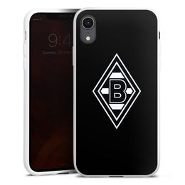 DeinDesign iPhone Xr Handy Silikon H&uuml;lle Case wei&szlig; Handyh&uuml;lle Borussia M&ouml;nchengladbach Gladbach Coat Of Arms Silikon Case