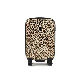 Saxoline® Koffer Spinner mit TSA-Zahlenschloss Gr. S 55 cm Leopard