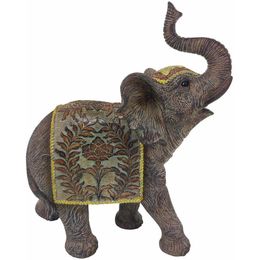 Signes Grimalt - Elefantenfigur Figuren Brown African und Elephant Abbildung 12x21x26cm 28762 - Marrón