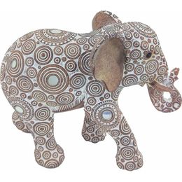 Signes Grimalt Elefantenfigur Figuren Brown African und Elephant Abbildung 10x22x17cm 28753 - Marrón