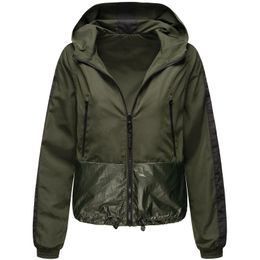 Navahoo Damen Ultraleichte Wendejacke 2-in-1 &Uuml;bergangsjacke mit Kapuze Sunitaa