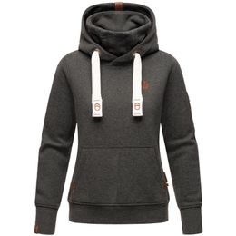 Navahoo Damen Kapuzensweatshirt Weicher Hoodie mit dicken Tunnelzugkordeln & Kapuze Raniaa