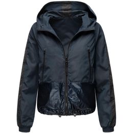 Navahoo Damen Ultraleichte Wendejacke 2-in-1 &Uuml;bergangsjacke mit Kapuze Sunitaa