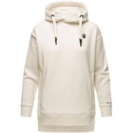Navahoo Damen Kapuzensweatshirt Kuscheliger Hoodie mit Oversize Look Silberengelchen