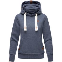 Navahoo Damen Kapuzensweatshirt Weicher Hoodie mit dicken Tunnelzugkordeln & Kapuze Raniaa