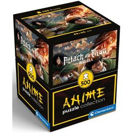 Clementoni® Puzzle Premium Animé-Collection, Attack on Titan, 500 Puzzleteile, Made in Europe; FSC® - schützt Wald - weltweit, bunt