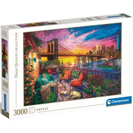 Clementoni® Puzzle High Quality Collection, Sonnenuntergang über Manhattan, 3000 Puzzleteile, Made in Europe; FSC® - schützt Wald - weltweit, bunt