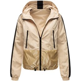 Navahoo Damen Ultraleichte Wendejacke 2-in-1 &Uuml;bergangsjacke mit Kapuze Sunitaa