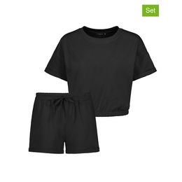 Sublevel 2tlg. Outfit in Schwarz - XL