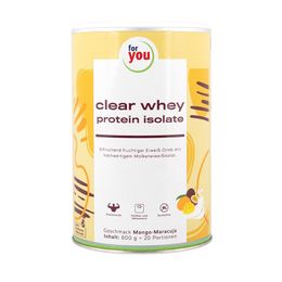 for you eHealth for you clear whey protein isolate - Mango-Maracuja