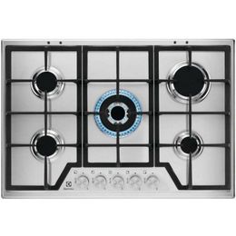 Gasherd 75cm 5 edelstahlbrenner Electrolux kgs7536sx