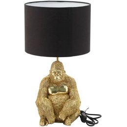 Fußlampenmöbel Lampe in Orang -Utan -Goldlampen 24x24x45cm 27421 - Dorado - Signes Grimalt