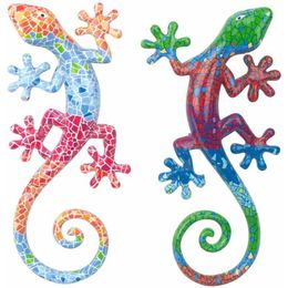 Signes Grimalt - Tierfigur Figuren Eidechsens Trencadís Set 2U Multicolorored Tiere 10x20x3cm 22300 - Multicolor