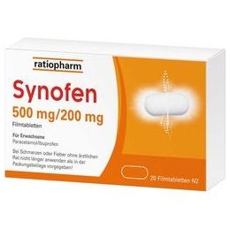 ratiopharm Synofen 500 mg/200 mg Filmtabletten 20 St