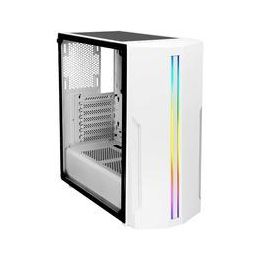 XILENCE Performance C X5, Tower-Geh&auml;use wei&szlig;, Tempered Glass