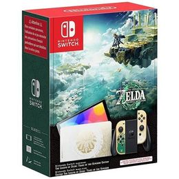 Nintendo Switch OLED + Zelda Tears of the Kingdom (KEIN Spiel enthalten) 64 GB Weiß, Schwarz, Gold, Grün Limited Edition Switch OLED Konsole