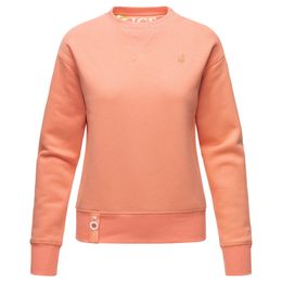 Navahoo Damen Stylischer Kapuzensweatshirt Pullover mit Rundhals-Ausschnitt ZUCKERSCHNECKE