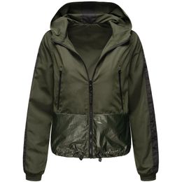 Navahoo Damen Ultraleichte Wendejacke 2-in-1 Übergangsjacke mit Kapuze Sunitaa