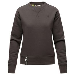 Navahoo Damen Stylischer Kapuzensweatshirt Pullover mit Rundhals-Ausschnitt ZUCKERSCHNECKE