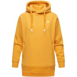 Navahoo Damen Kapuzensweatshirt Kuscheliger Hoodie mit Oversize Look Silberengelchen