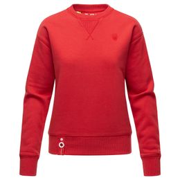 Navahoo Damen Stylischer Kapuzensweatshirt Pullover mit Rundhals-Ausschnitt ZUCKERSCHNECKE