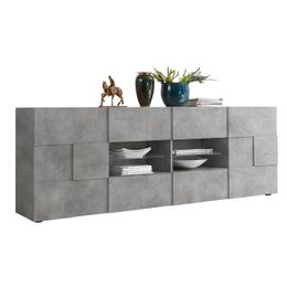 Sideboard Lc "Dama" Sideboards grau (beton, optik) Sideboards Breite 241 cm