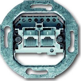 BUSCH-JAEGER BUSCH-JAEGER UAE-Doseneinsatz 0214 Netzwerk-Patch-Panel