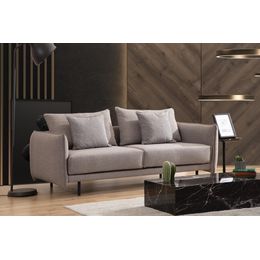 JVmoebel 3-Sitzer Dreisitzer Couch Sofa Möbel Einrichtung Couchen Sofas Polster grau Neu