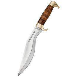 USM Haller Machete USMC Kukri Feststehendes Messer mit Leder Griff