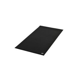 HOMCOM Yogamatte Anti-Rutsch Fitnessgerät Bodenschutzmatte für Fitnessgeräte Schwarz (Set