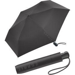 Esprit Taschenregenschirm Easymatic Slimline Auf-Zu Automatik klein leicht