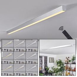 hofstein Dubuisson Deckenleuchte LED Aluminium, 1-flammig, Fernbedienung