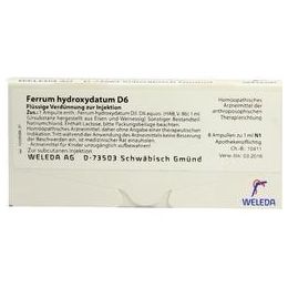 Weleda Ferrum Hydroxydatum D 6 Ampullen 8X1 ml