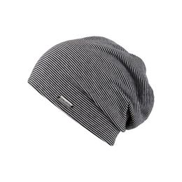 Chillouts Beanie Pittsburgh Hat, gestreift, grau|schwarz