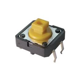 Omron Electronic Components Printtaste 50 mA 3 24 VDC Tastend 1 Schliesser 2.55N Durchsteckmontage B3F - B3F-4055