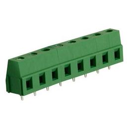 RND Wire-to-Board-Reihenklemme, Durchsteckmontage, 7.5mm Raster, Rechter Winkel, Schraubklemme, 8 Pole - RND 205-00073