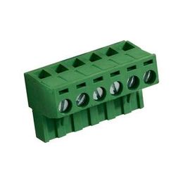 RND Terminalblock, Stecker, gerade, Gerade, 15A, 300V, Raster - 5.08mm, Pole - 6 - RND 205-00181