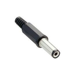 Lumberg Connect GmbH Netzger&auml;testecker, Stecker, Gerade, 2.1x5.5x14.5mm - XNES/J 210 SCHWARZ